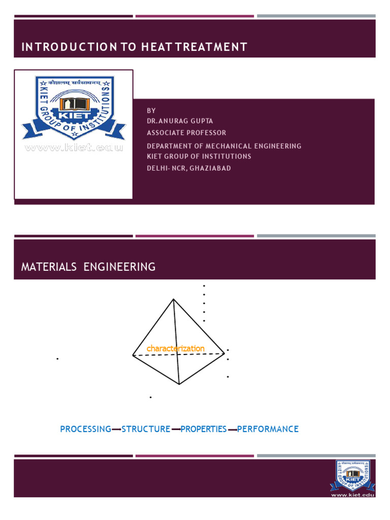 Introduction to Heat Treatment Processes | PDF | Heat Treating | Steel