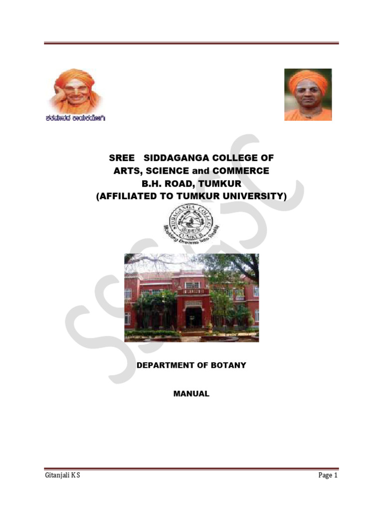 Botany II Semester Practical Manual | PDF | Plant Stem | Leaf