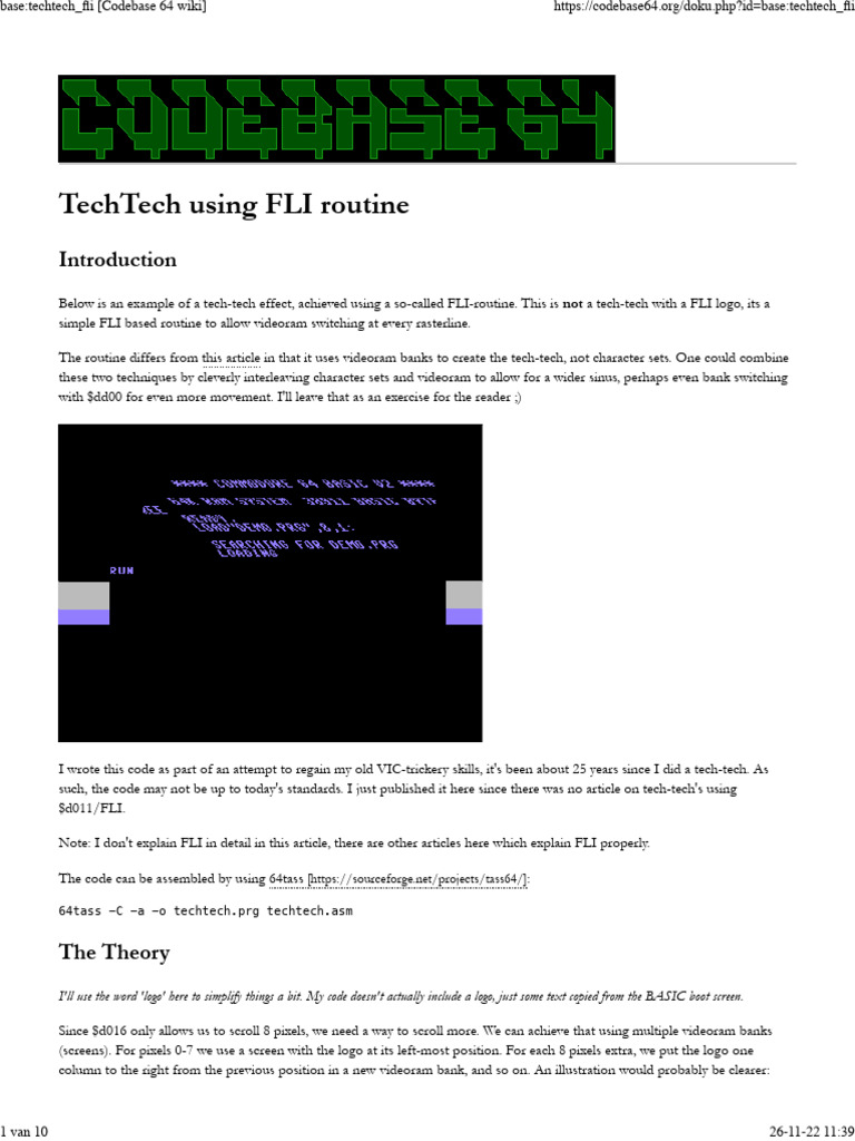 Base Techtech - Fli (Codebase 64 Wiki) | PDF | Software Engineering ...