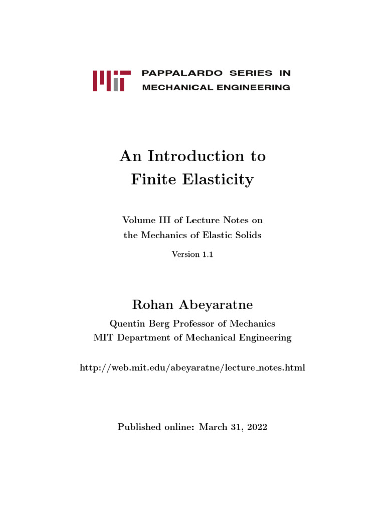 Continuum Mechanics 3 | PDF | Continuum Mechanics | Physics