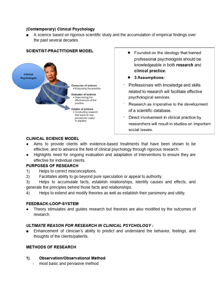 Research Methods in Clinical Psychology | PDF | Experiment | P Value