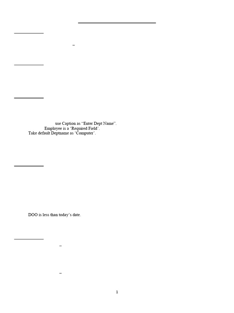 MS Access Assignments for Students | PDF | Databases | Data Management ...