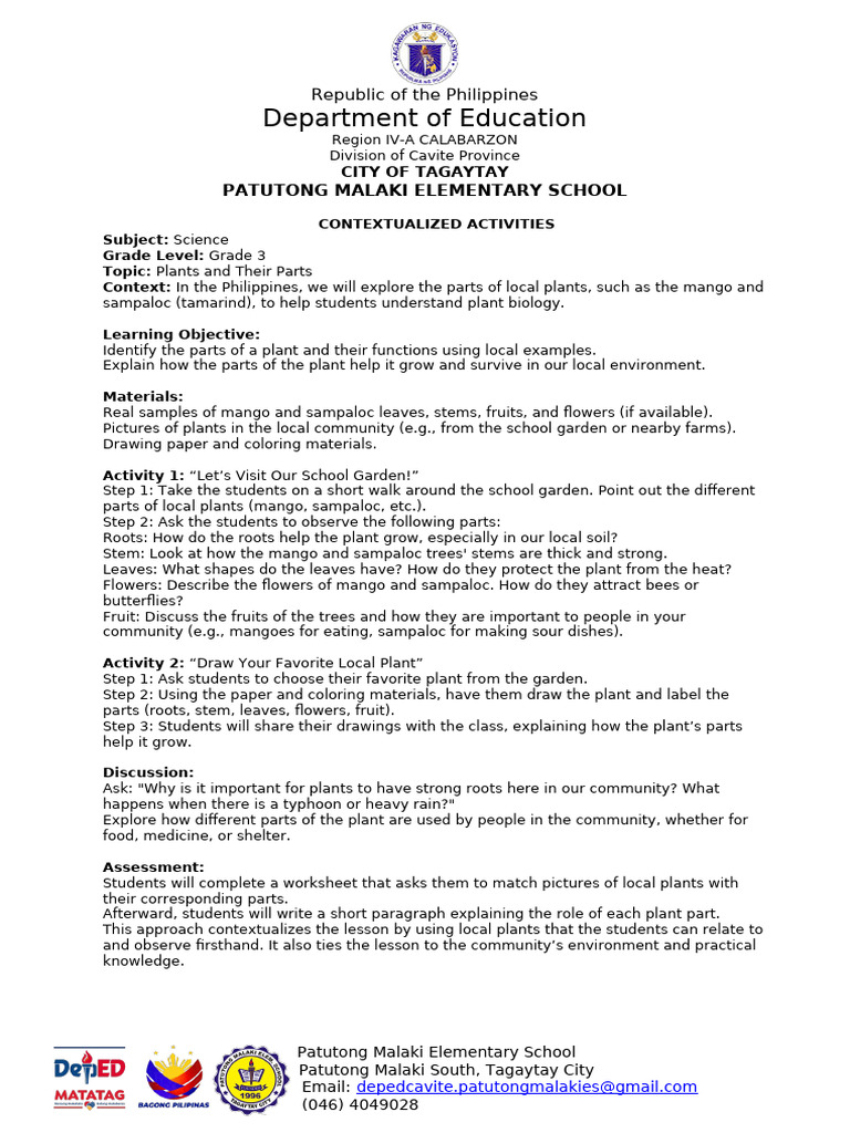 Contextualized Learning Materials | PDF | Waste Management | Waste