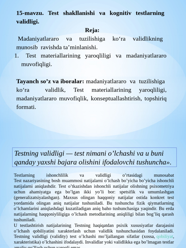 15-Mavzu Tfo'm | PDF