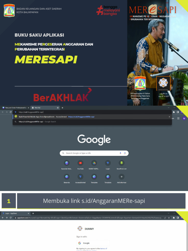 Panduan Aplikasi merE-SAPI Balikpapan | PDF