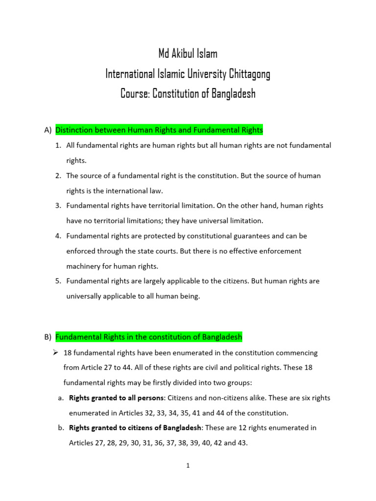 The Constitution of Bangladesh | PDF | Mandamus | Impeachment