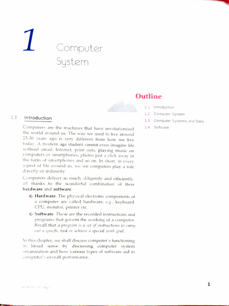 IP C11 CH1 Computer Systems SA | PDF