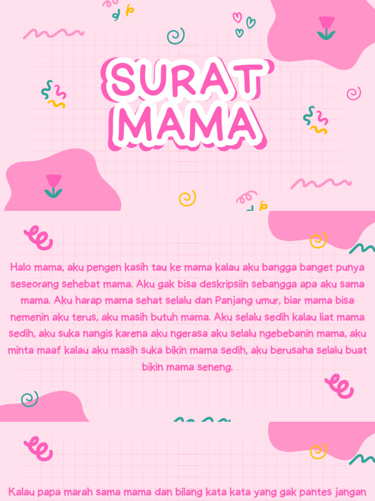Surat Cinta untuk Mama | PDF