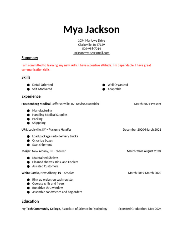 Mya Jackson 9.15.21 | PDF