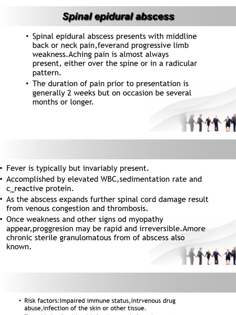 Spinal Abscess | PDF