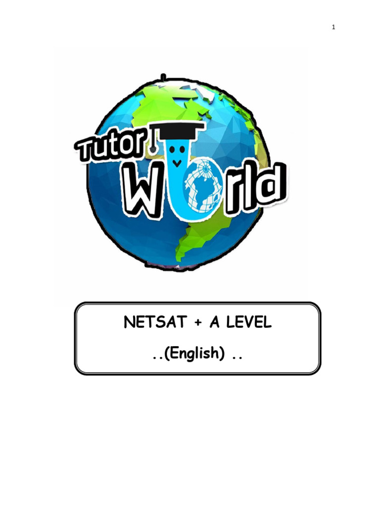 ข้อสอบ netsat และ Alevel | PDF