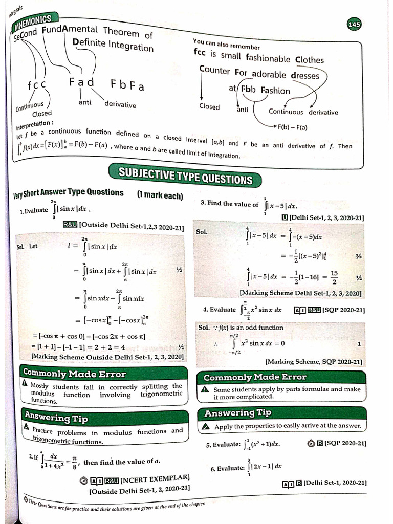 Integrals Assignment 2 | PDF