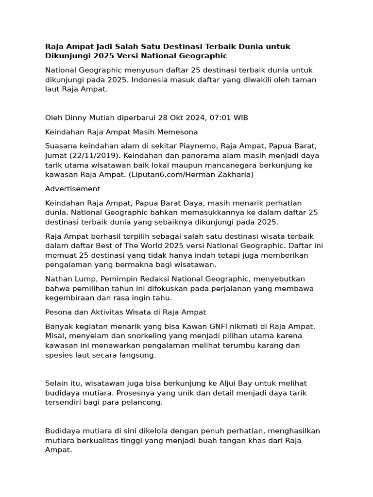 raja Ampat | PDF