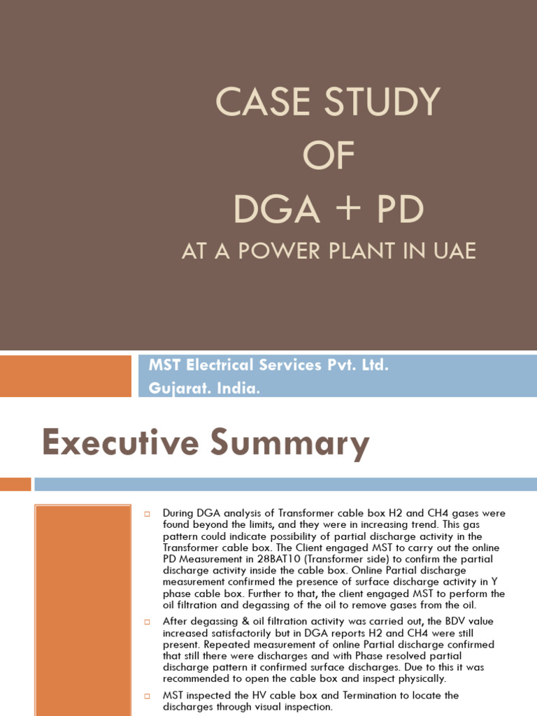 Case Study of Dga + PD | PDF | Transformer | Electronics