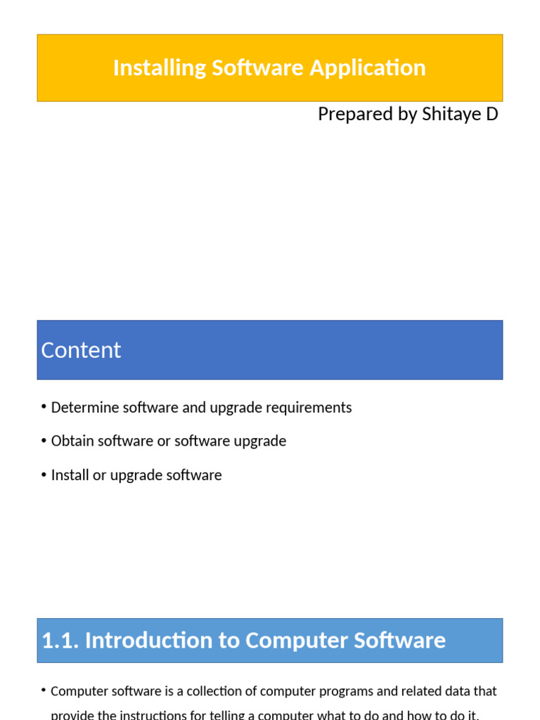 Installing Software Application-1 | PDF | 64 Bit Computing | Operating ...