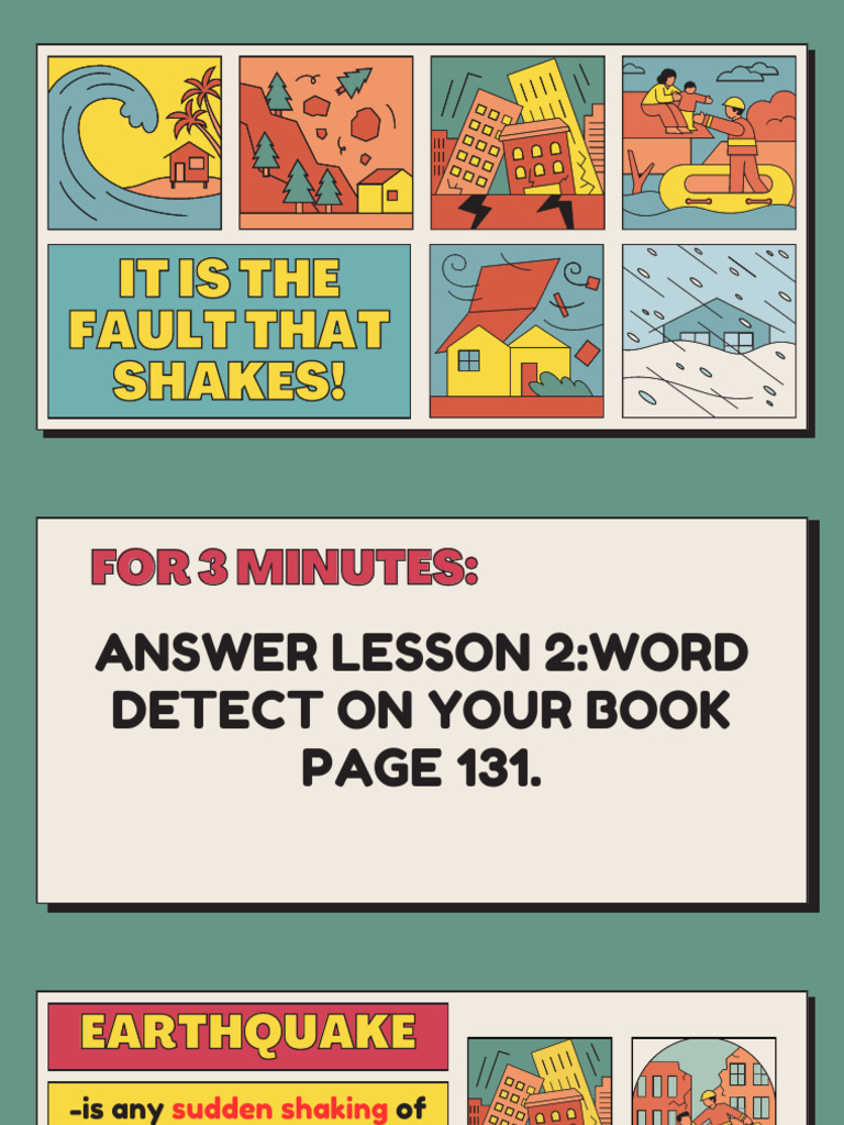 Q2 - LESSON2.PDF Science Earthquake | PDF | Earthquakes | Fault (Geology)