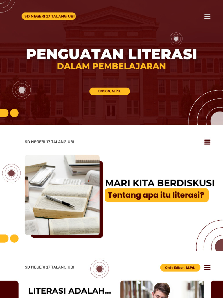 Strategi Literasi di Sekolah Dasar | PDF