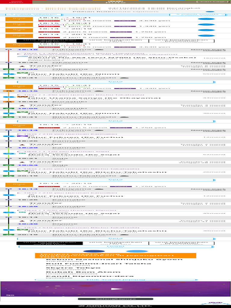 Ini Adalah Rute Transit Dari Hasil Pencarian Dari Fukuyama Ke Bitchu-Takahashi - Japan Transit ...