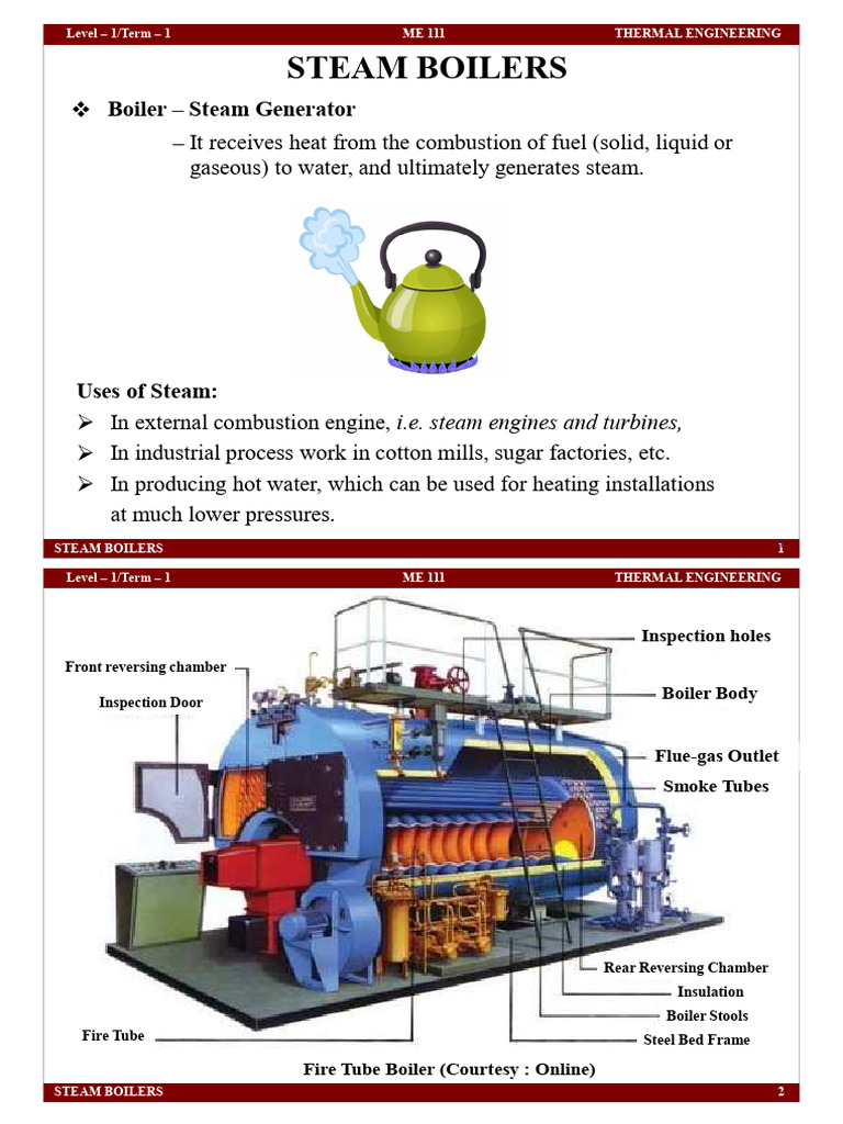 05. Steam Boilers | PDF | Boiler | Steam