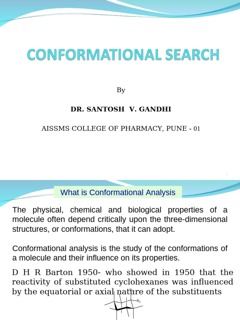 Conformational Analysis | PDF | Conformational Isomerism | Applied And Interdisciplinary Physics