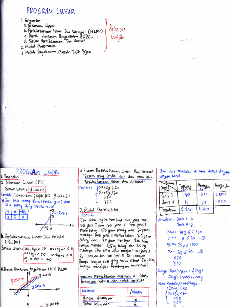 Program Linear | PDF