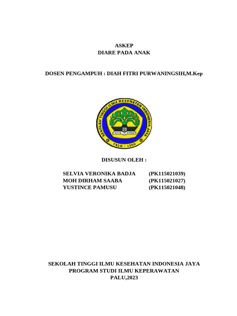 Asuhan Keperawatan Diare Anak | PDF