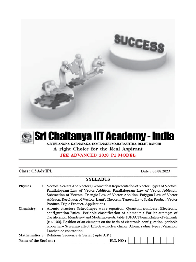 C3 WEEKEND | PDF | Atomic Orbital | Acceleration