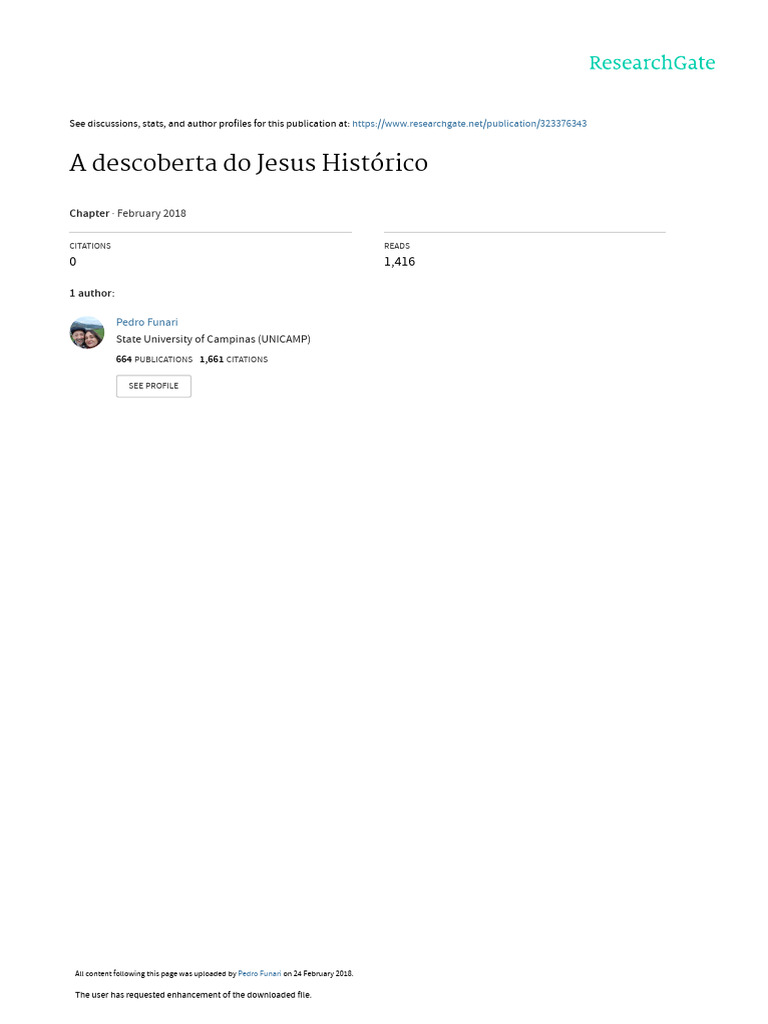 Discovering the Historical Jesus | PDF