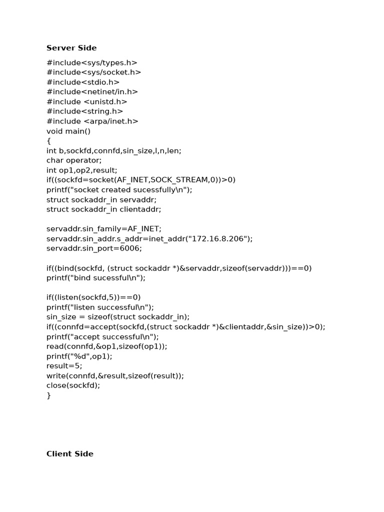 CNSPRCli Ser Conn | PDF