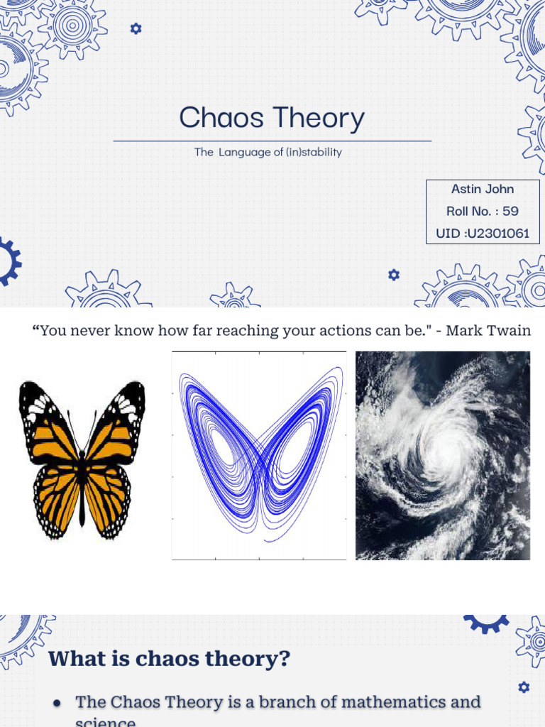Chaos Theory | PDF | Chaos Theory | Scientific Theories