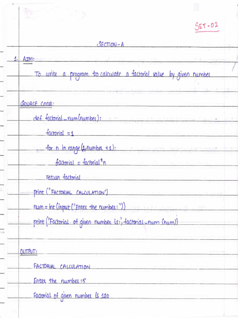 CS PRACTICAL SET - 2 | PDF