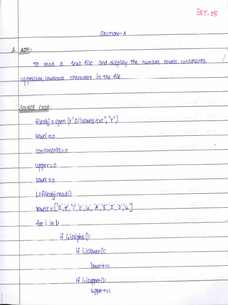 CS Practical Set - 5 | PDF