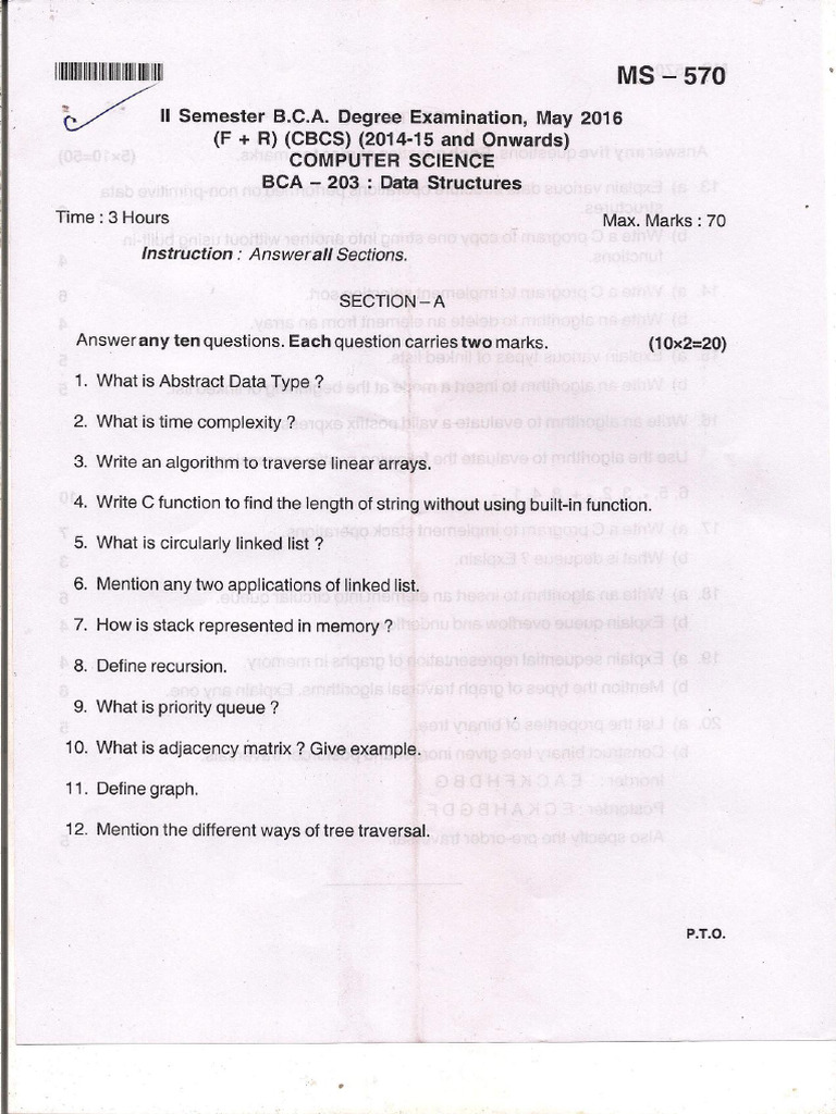 DataStructures Min | PDF