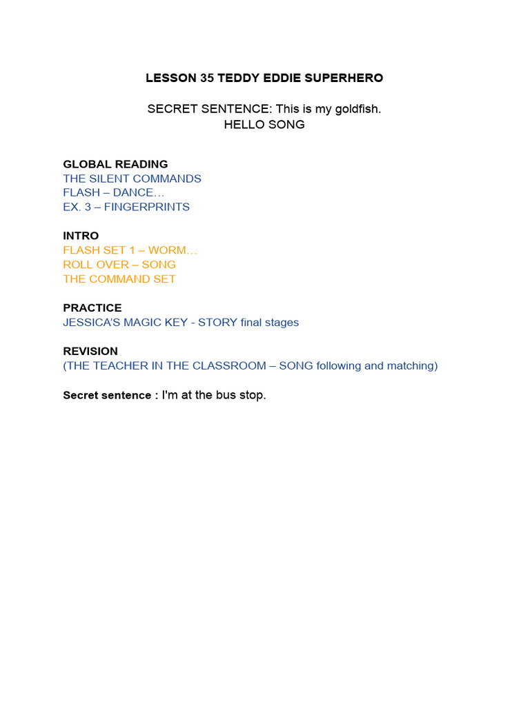 Teddy Eddie Superhero Lesson Plan | PDF