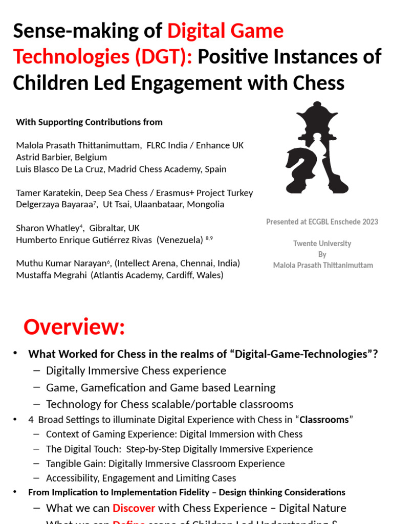 Sense Making of Digital Game Technologies - Positive Instances of ...