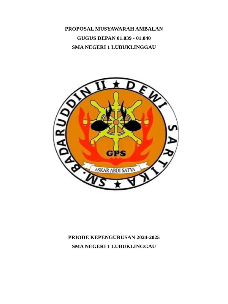Gps Proposal Musyam | PDF