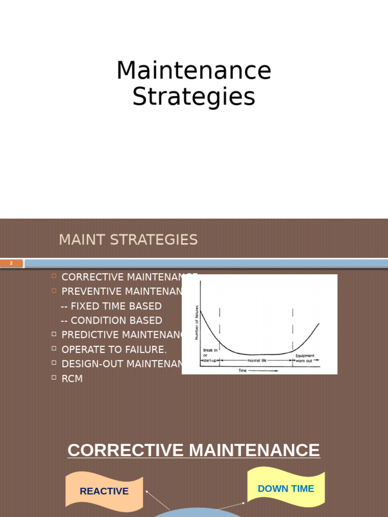 Maintenance Strategies | PDF | Mechanical Engineering