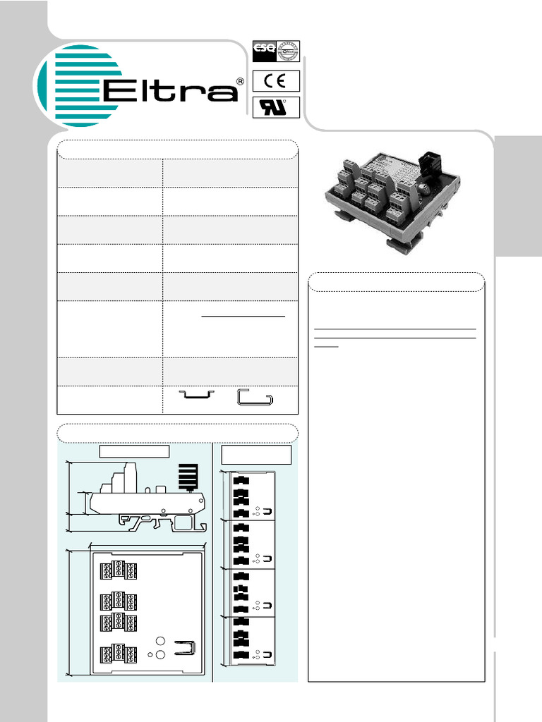 Adaptdor de Señal Encoder ELTRA EMB | PDF | Power Supply | Bipolar ...
