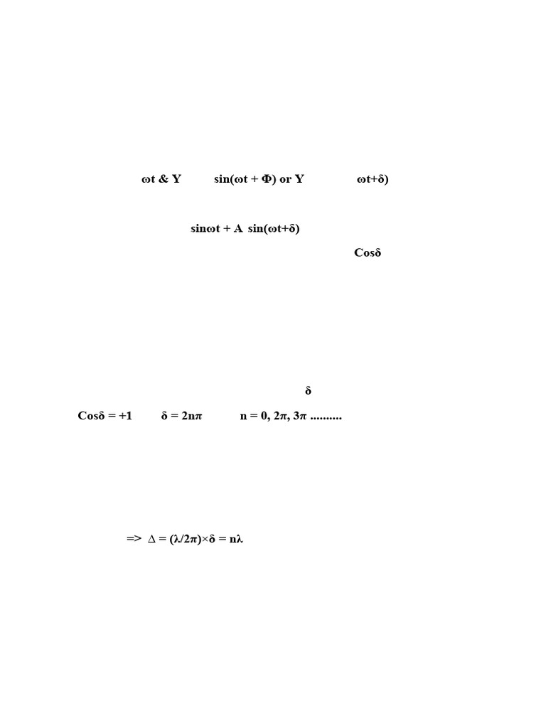APPLIED PHYSICS UNIT-1 | PDF | Diffraction | Coherence (Physics)