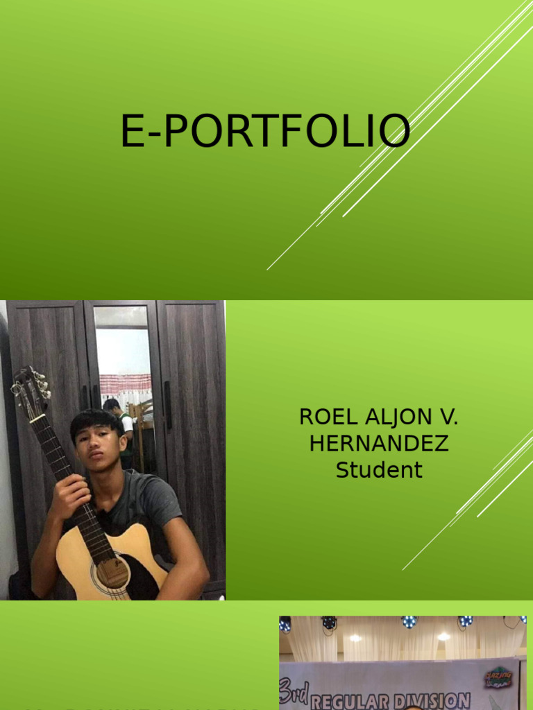 E-PORTFOLIO Roel Aljon V. Hernandez | PDF