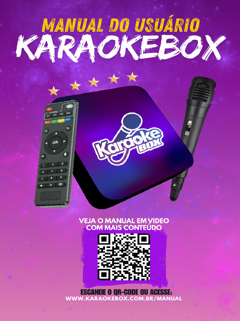Manual Karaokê Box | PDF