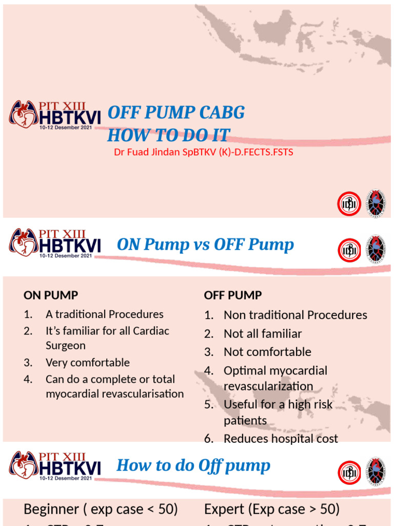 Off Pump CABG How To Do It | PDF | Coronary Artery Bypass Surgery ...