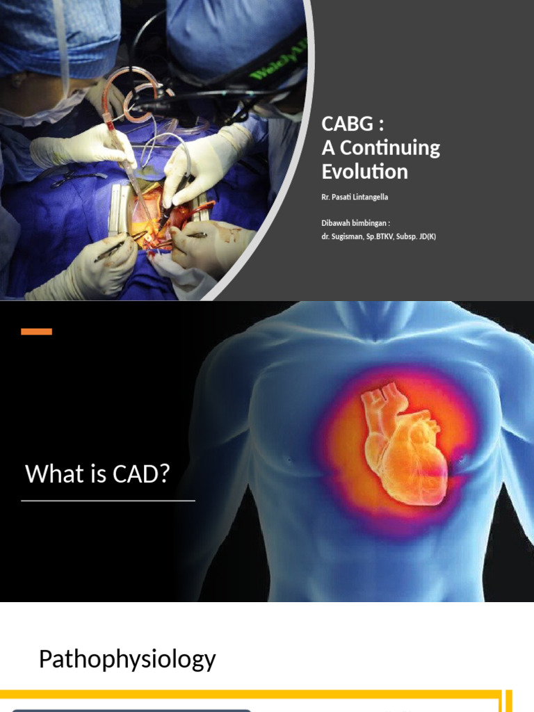 CABG - A Continuing Evolution | PDF | Myocardial Infarction | Atheroma