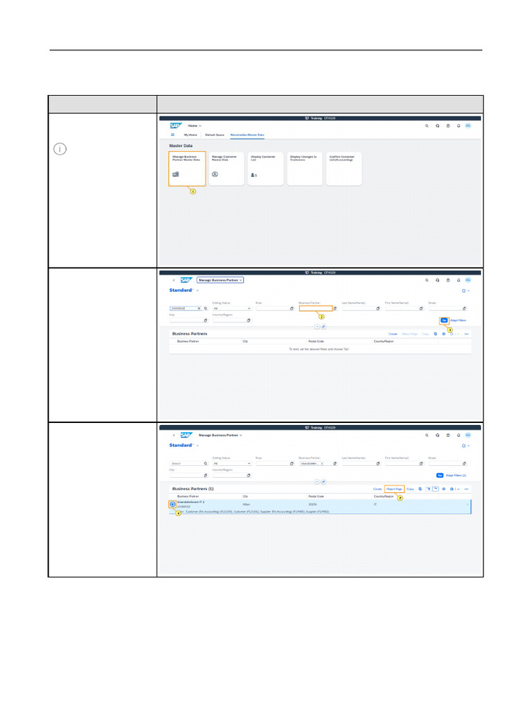 SAP Customer Object Navigation | PDF