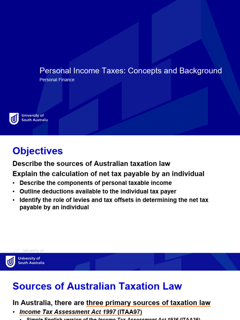 Understanding Australian Personal Income Tax | PDF | Taxes | Income Tax