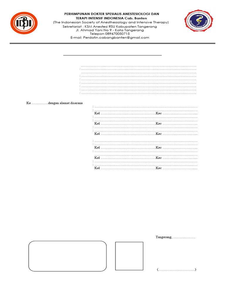 Form Rekomendasi SIP | PDF