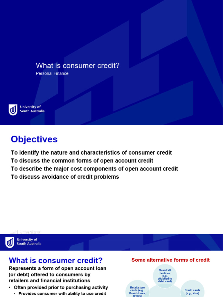 Personal Finance - Week 5 Slides - 2022 update | PDF | Credit Card | Credit