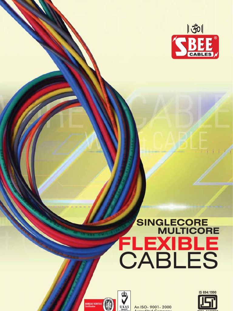 SBEE Cables: ISI Certified Specifications | PDF | Cable | Electrical ...