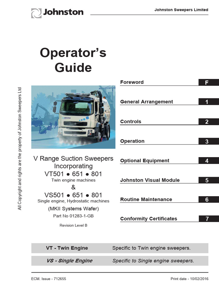 Vt651 Mk2 Operators Guide | PDF
