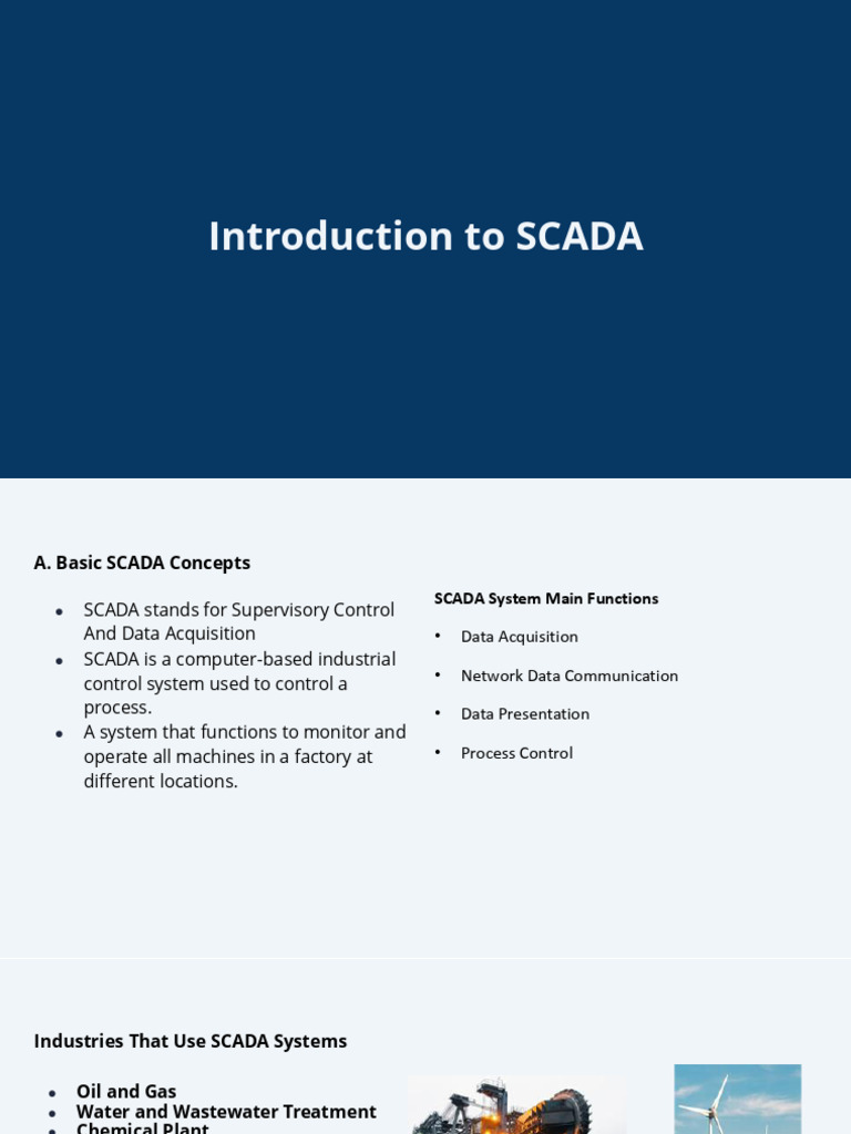 Introduction To SCADA | PDF | Scada | Osi Model